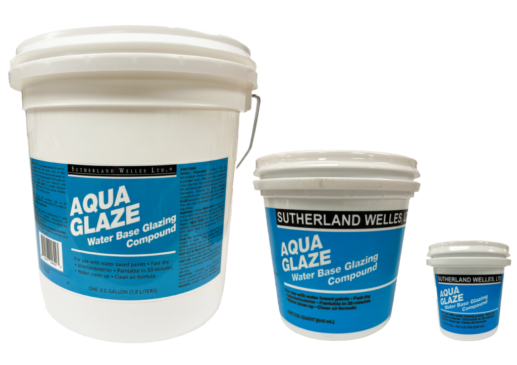 Aqua-Glaze – Water Base Glazing Compound – by Sutherland Welles Ltd.